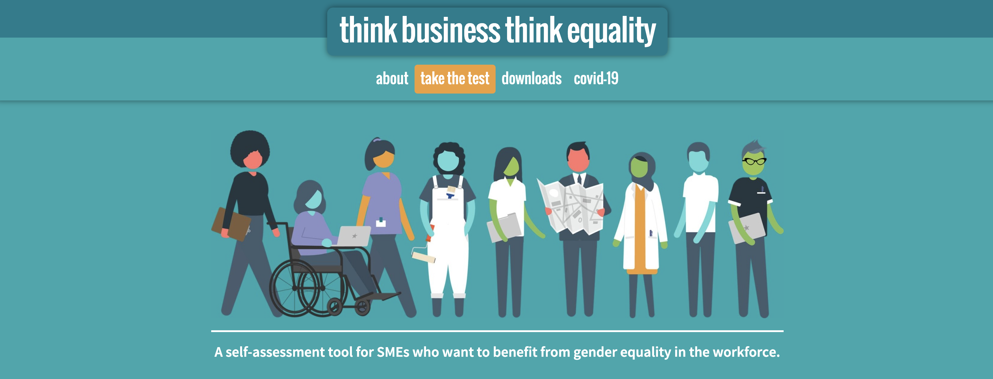 Think Business, Think Equality - Characters - media co-op